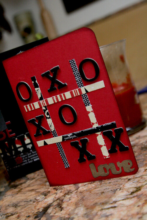 XOXO valentine card - Project Idea - Scrapbook.com