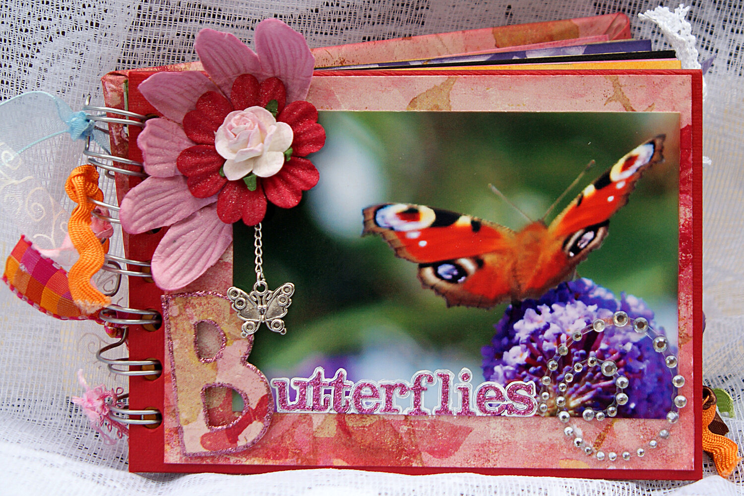 Butterfly - mini book - cover - Project Idea - Scrapbook.com