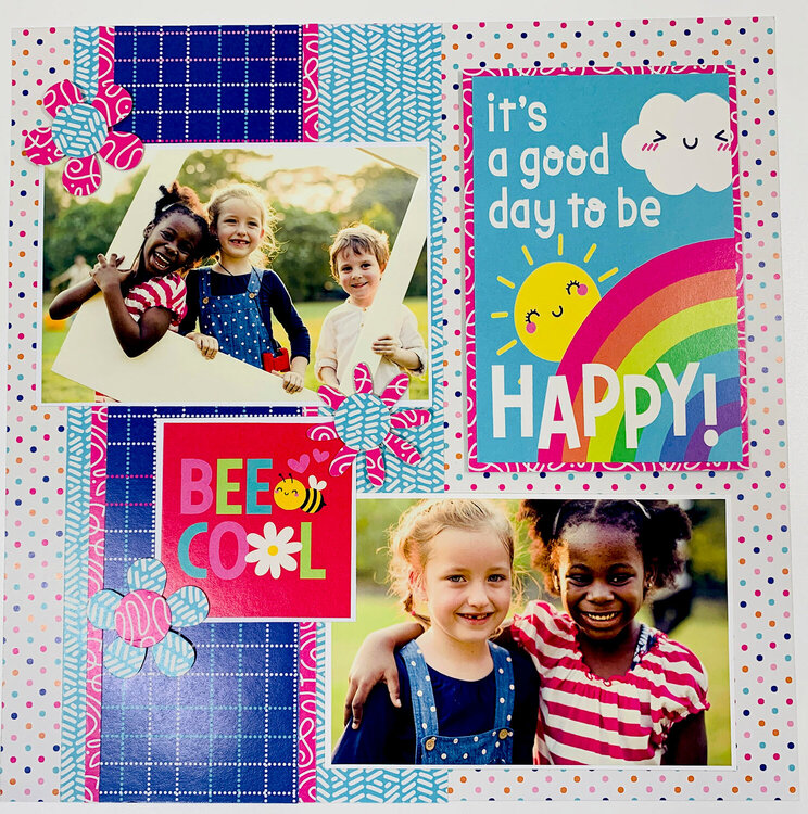 Oh Happy Day Collection Layout - Project Idea - Scrapbook.com
