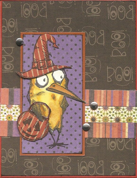 Crazy Halloween Bird - Project Idea - Scrapbook.com