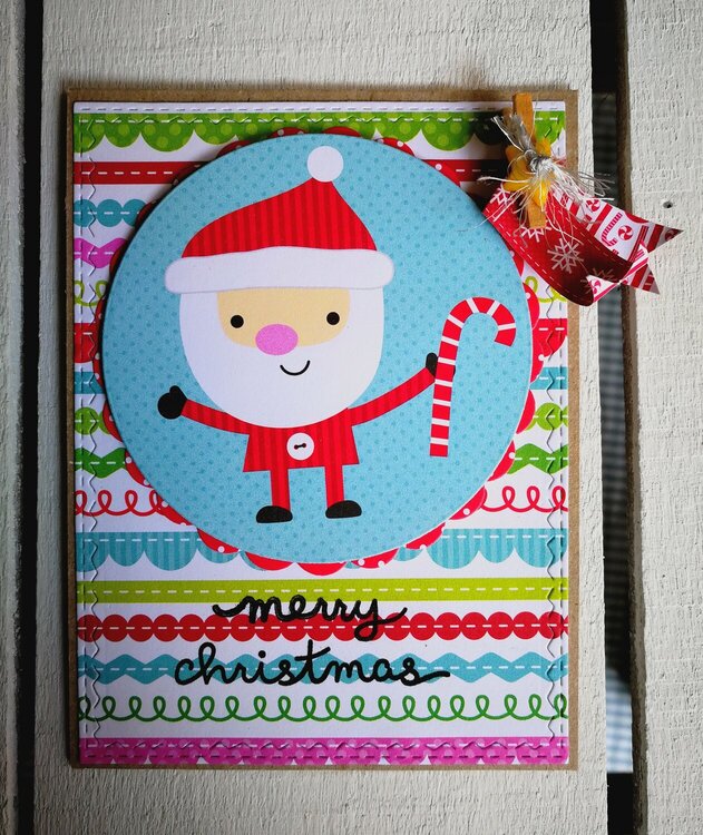 "MERRY CHRISTMAS" CARD - Project Idea - Scrapbook.com
