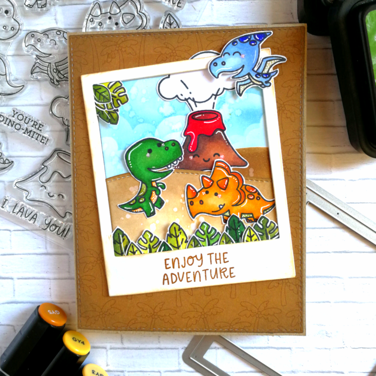 DINOSAURUS BIRTHDAY CARD - Project Idea - Scrapbook.com