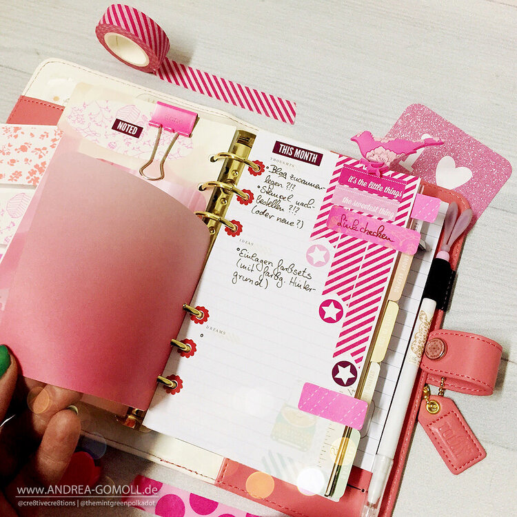 Light Pink Color Crush Planner Page-Layout - Project Idea - Scrapbook.com