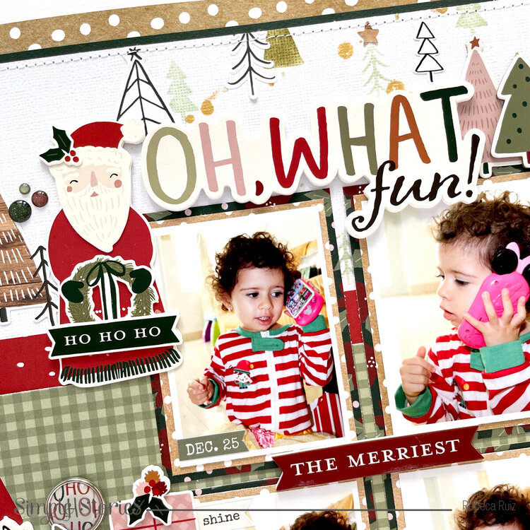 Oh, What Fun! Layout - Project Idea - Scrapbook.com