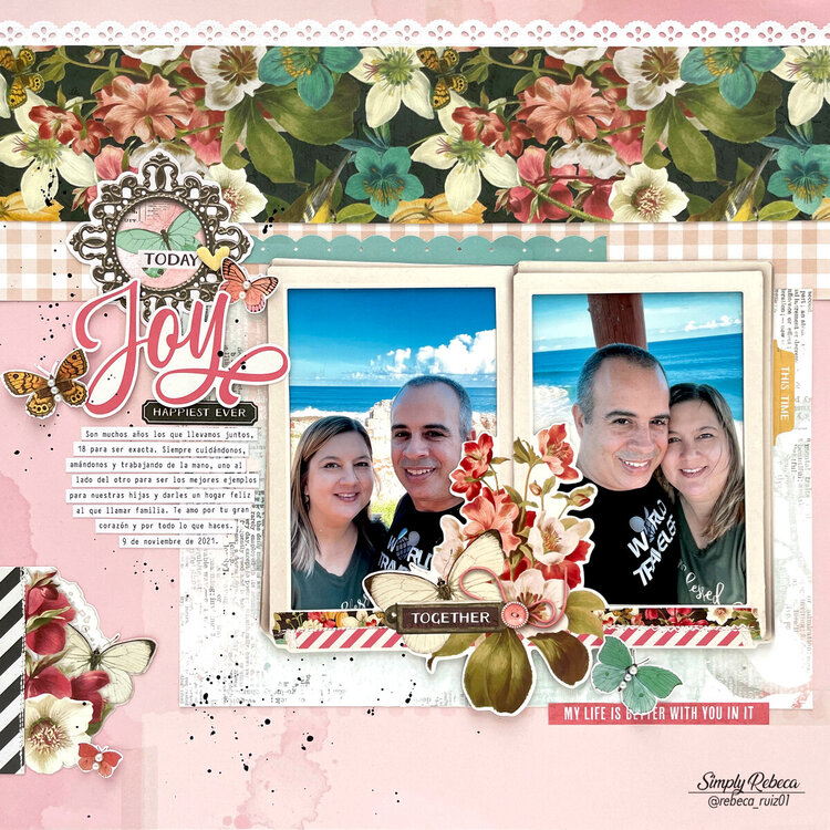 Joy Together Layout - Project Idea - Scrapbook.com
