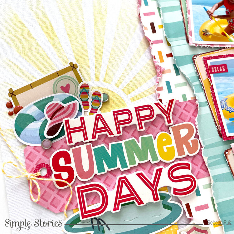 Happy Summer Days Layout - Project Idea - Scrapbook.com