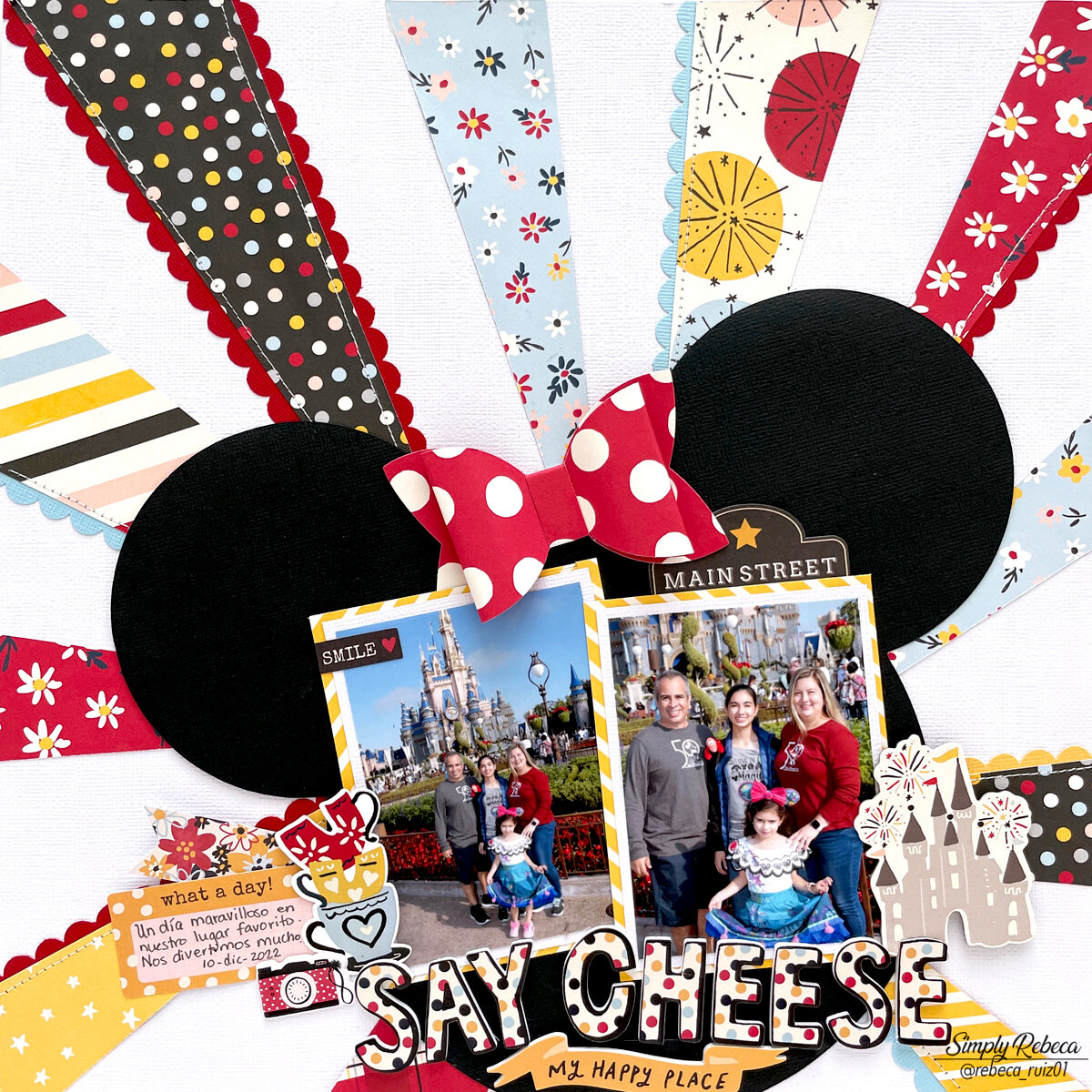 Say Cheese Layout - Project Idea - Scrapbook.com