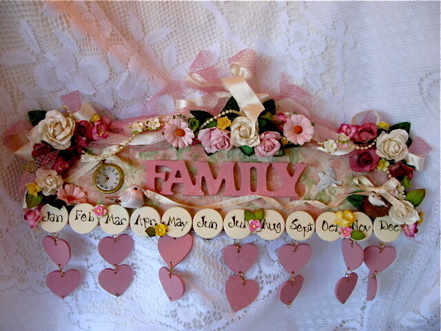 Shabby Chic Forever Calendar - Project Idea - Scrapbook.com