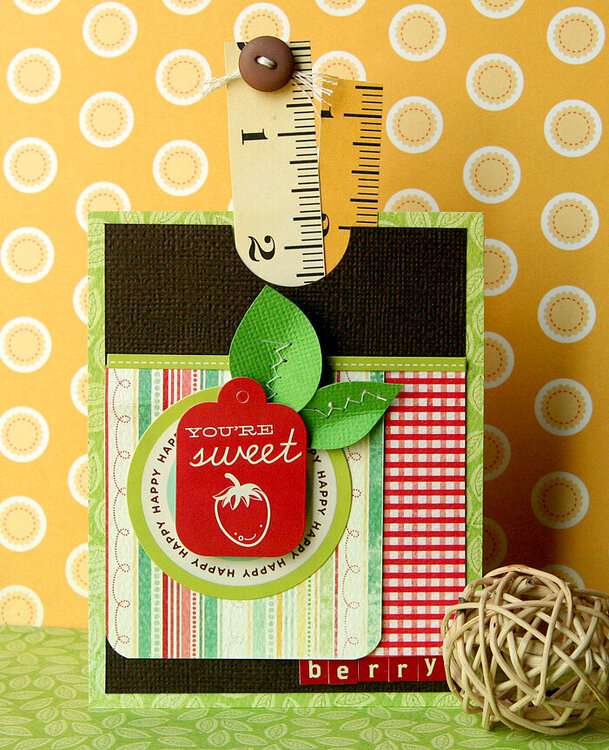Berry Sweet card - Project Idea - Scrapbook.com