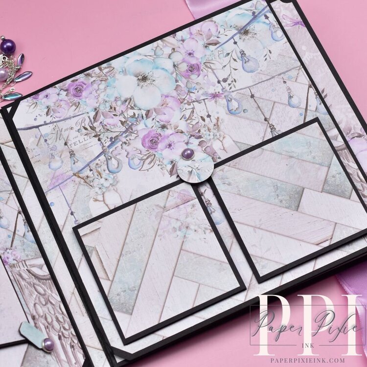 Album Inspiration: 8x8 Mini Album with Prima Marketing's Aquarelle ...