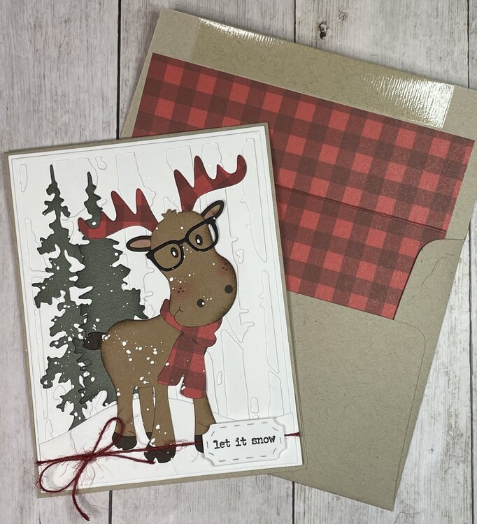 Winter Moose - Project Idea - Scrapbook.com