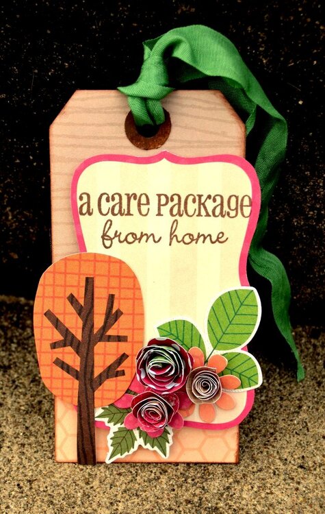 care package tag - Project Idea - Scrapbook.com