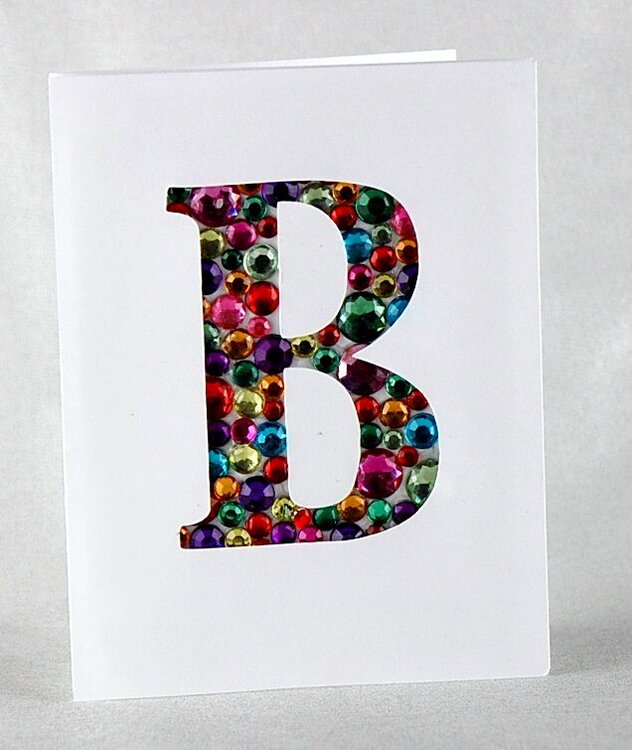 Bling Card - Project Idea - Scrapbook.com