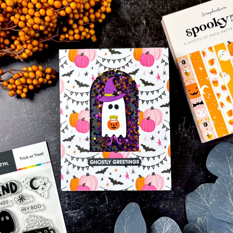 Spooky Ghost Card - Project Idea - Scrapbook.com