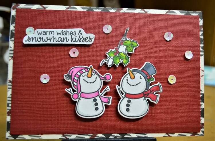 Snowman Kisses - Project Idea - Scrapbook.com