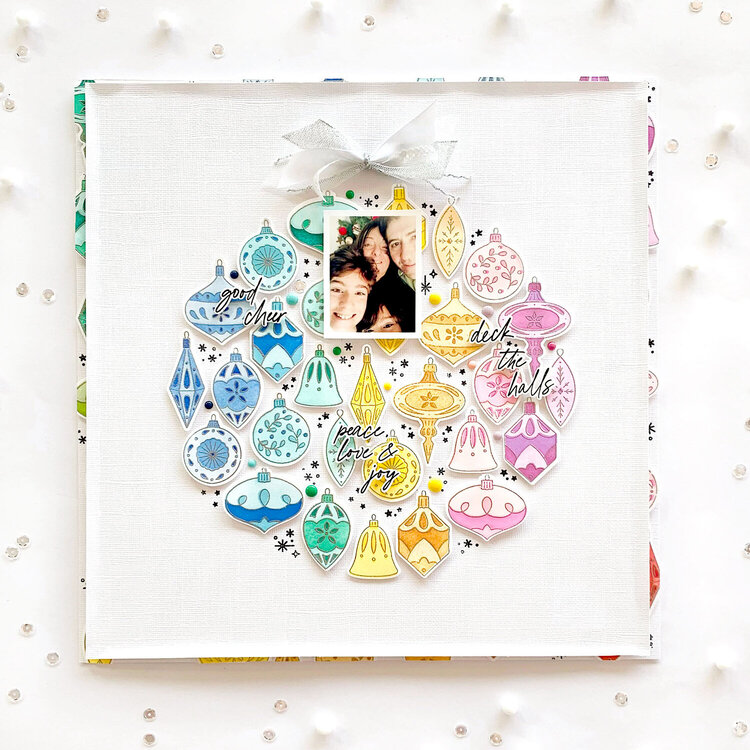 Merry & Bright Double Page Layout - Project Idea - Scrapbook.com
