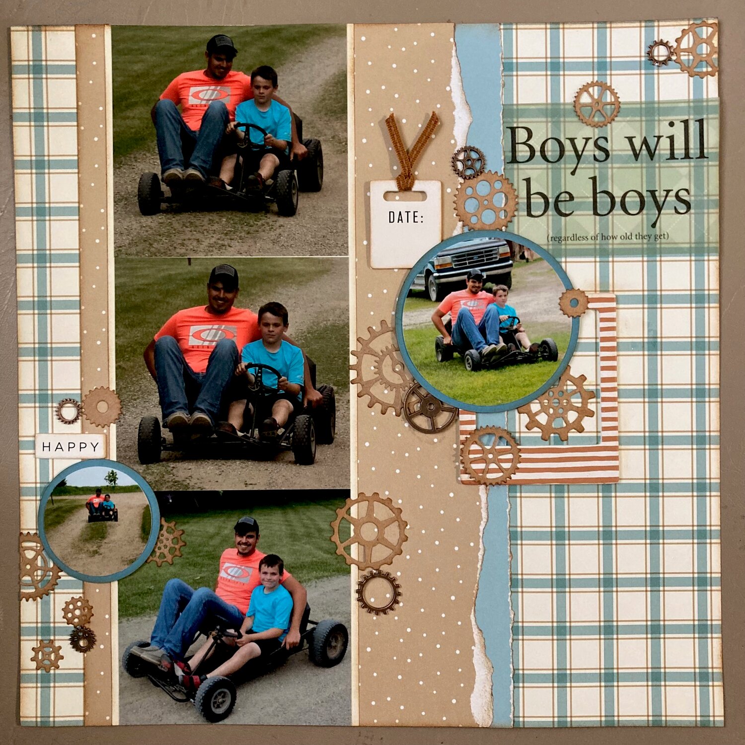 Boys will be Boys - Project Idea - Scrapbook.com