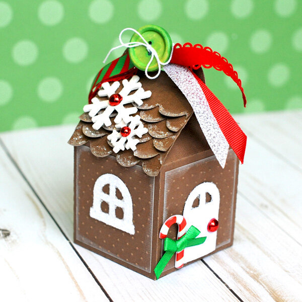 Gingerbread House Milk Carton Gift Boxes - Project Idea - Scrapbook.com