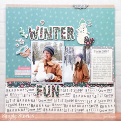 Simple Stories - Feelin' Frosty Collection - 12 x 12 Double Sided Paper ...