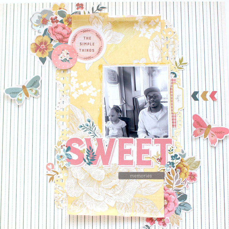Sweet Memories Scrapbook Layout - Project Idea - Scrapbook.com