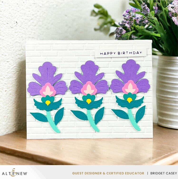 Embellished Flora Die Set - Project Idea - Scrapbook.com