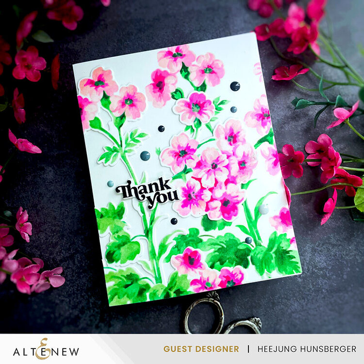 Stencil Art: Painted Geraniums Layering Stencil Set (6 in 1) - Project ...