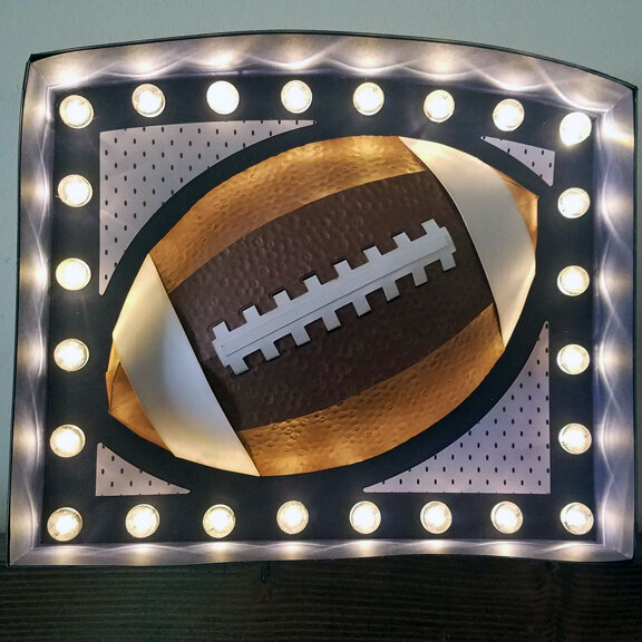 Cowboys Football Marquee Sign - Project Idea - Scrapbook.com