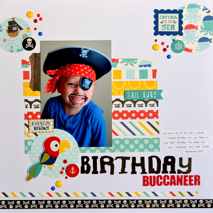 Birthday Buccaneer - Project Idea - Scrapbook.com