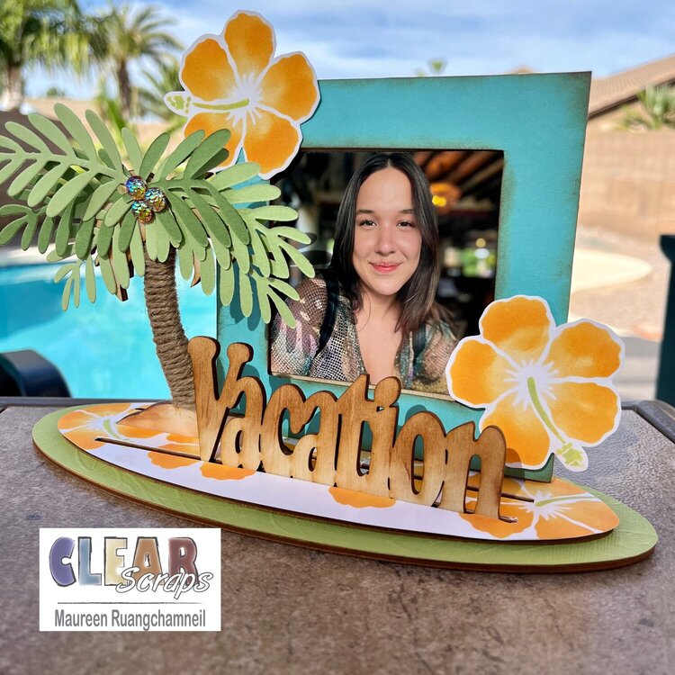 Island Vacation Frame - Project Idea - Scrapbook.com