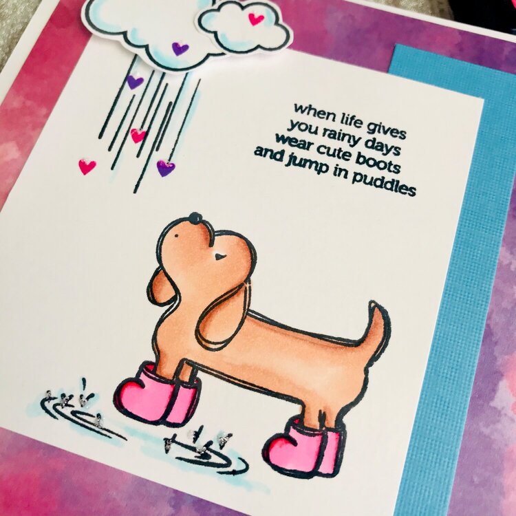 Rainy Day Card - Project Idea - Scrapbook.com