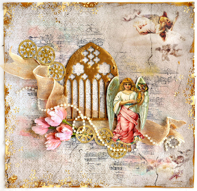 Pearly Gates - FabScraps - Project Idea - Scrapbook.com