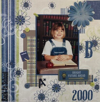 2nd Grade Portrait - Project Idea - Scrapbook.com