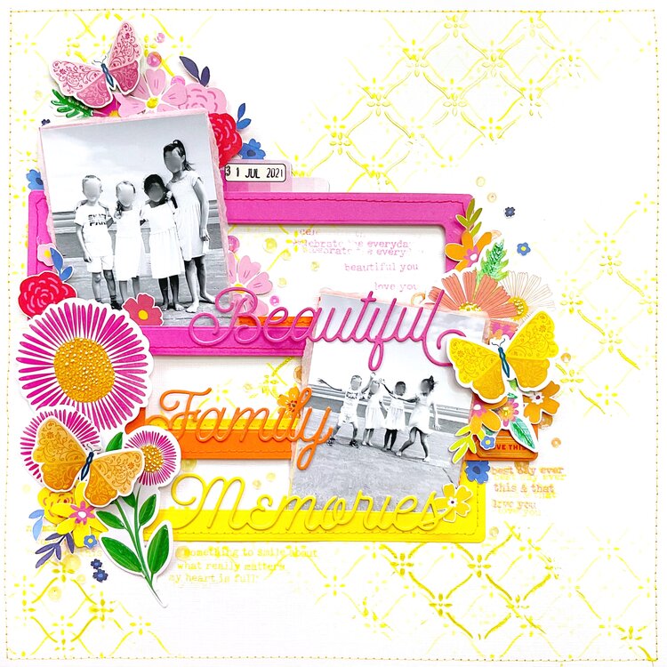Beautiful Family Memories - Project Idea - Scrapbook.com