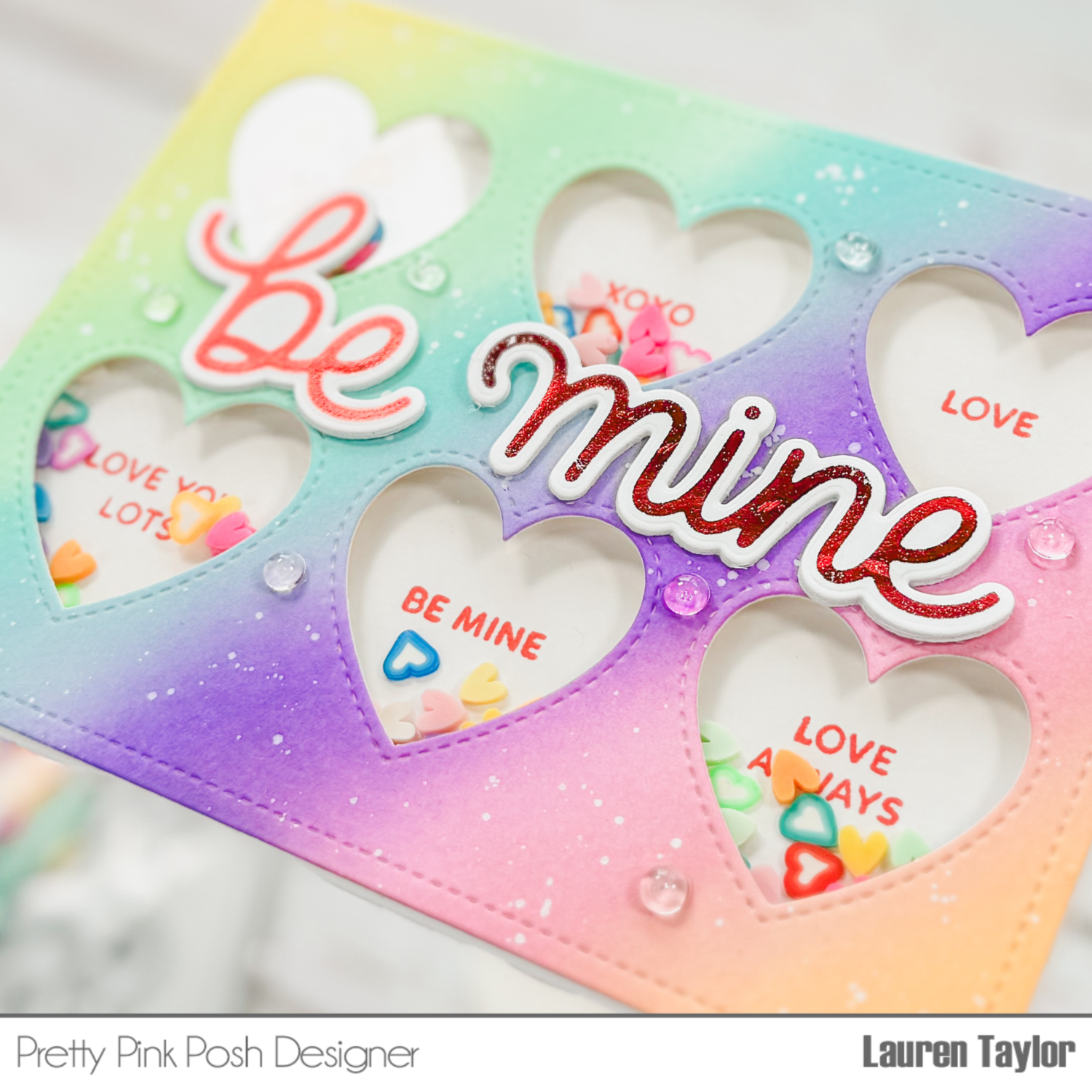 Be Mine Conversation Hearts Valentine - Project Idea - Scrapbook.com
