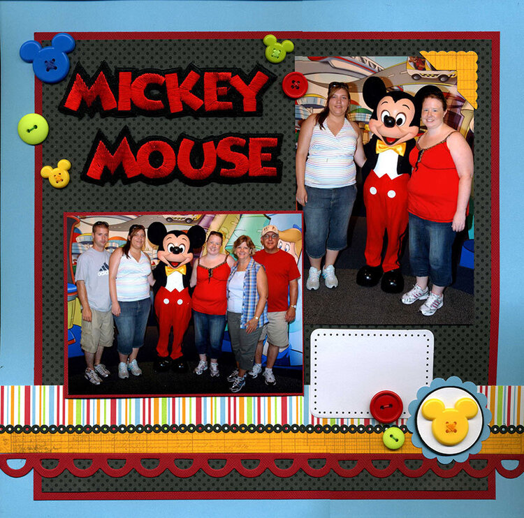 Mickey Mouse - Project Idea - Scrapbook.com