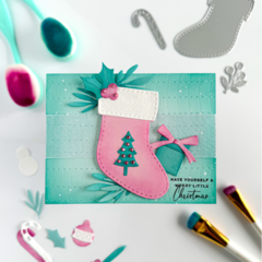 Build-A-Stocking Metal Dies from Papertrey Ink - Scrapbook.com