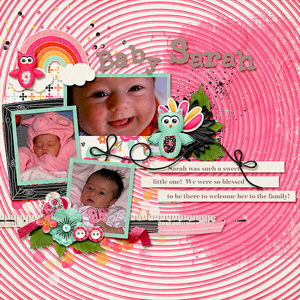Baby Sarah - Project Idea - Scrapbook.com