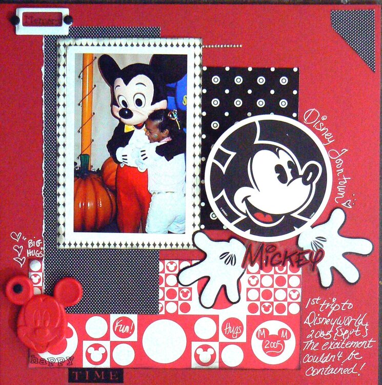 I Love Mickey Mouse - Project Idea - Scrapbook.com