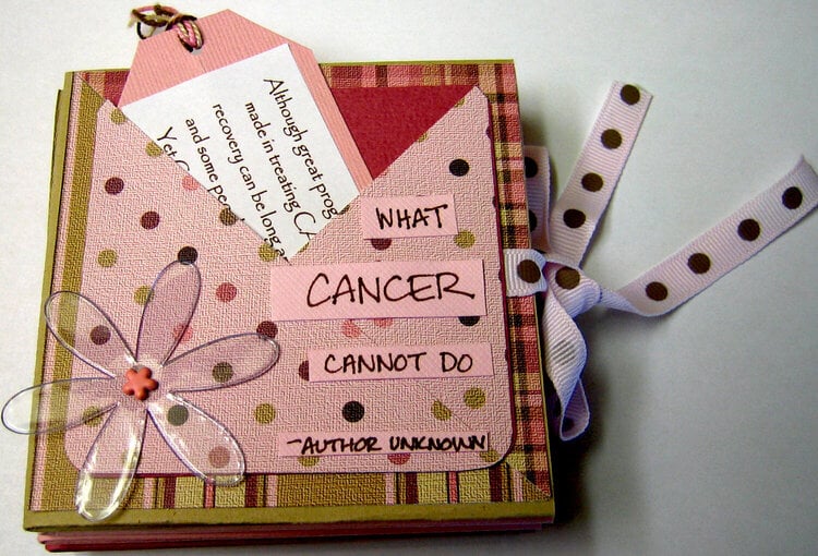 What Cancer Cannot Do (closed) - Project Idea - Scrapbook.com