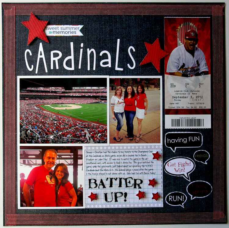 Cardinals - Project Idea - Scrapbook.com