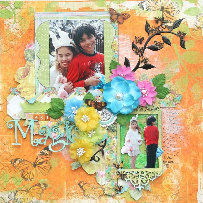 Easter Magic -Manor House Creations - Project Idea - Scrapbook.com