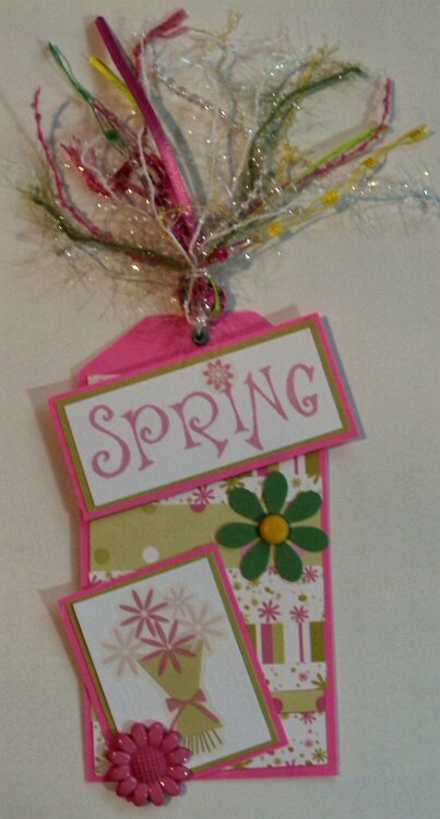 Spring Tag - Project Idea - Scrapbook.com