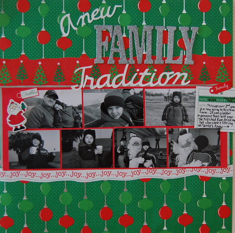 A new Family Tradition - Project Idea - Scrapbook.com