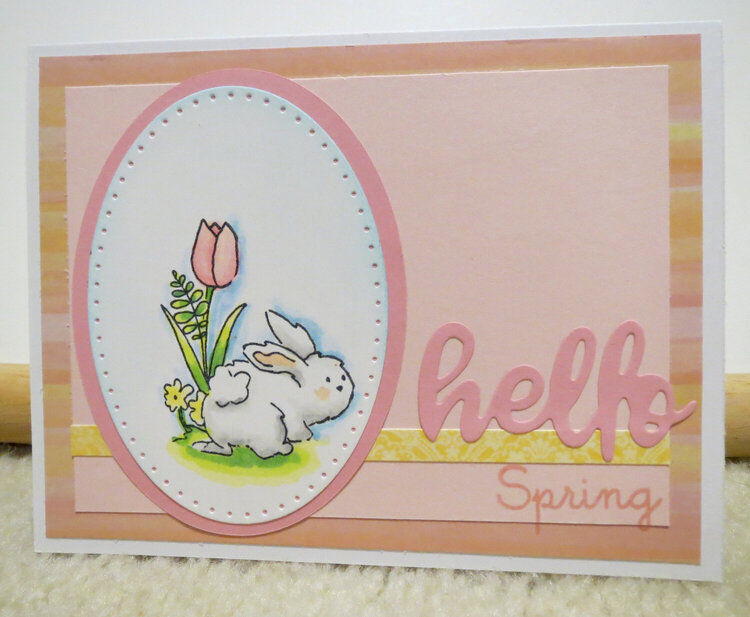 Hello Spring Card - Project Idea - Scrapbook.com