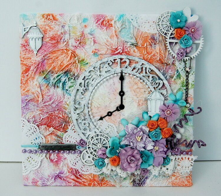 time canvas *Imaginarium Designs* - Project Idea - Scrapbook.com