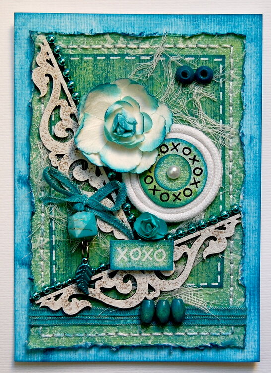xoxo -card- *Dusty Attic* - Project Idea - Scrapbook.com
