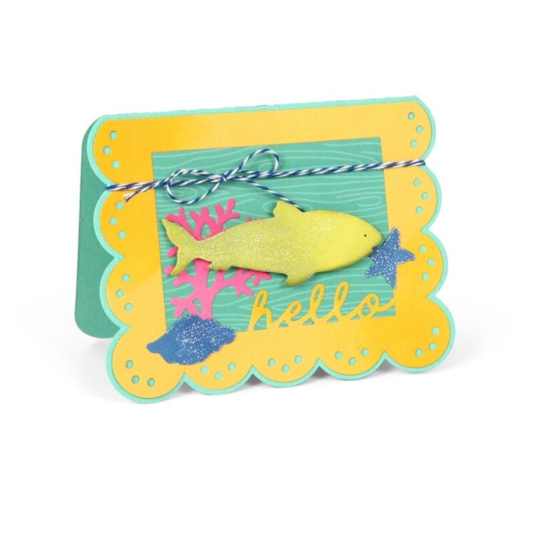 Hello Fish Card - Project Idea - Scrapbook.com