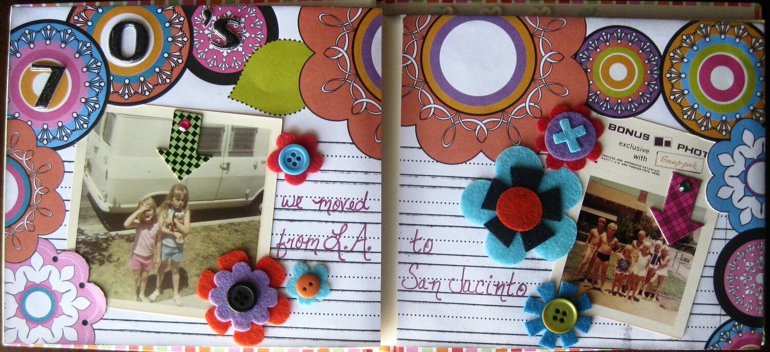 My First 5 Decades (almost) - the 70's - Project Idea - Scrapbook.com