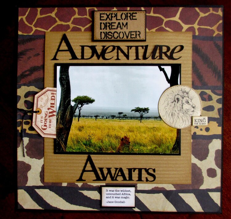 Adventure Awaits-African Safari - Project Idea - Scrapbook.com