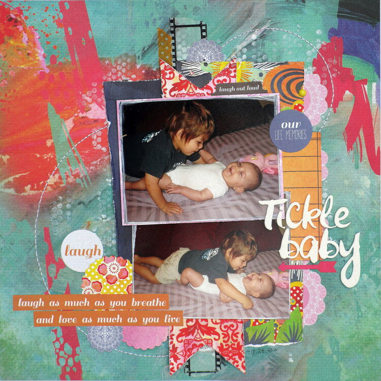 Tickle Baby - Project Idea - Scrapbook.com